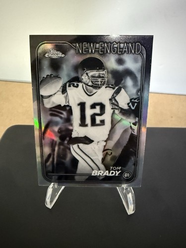 2024 Topps Chrome Negative Refractor Tom Brady New England SP | eBay