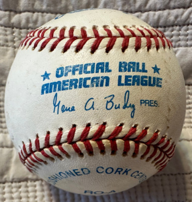 VINTAGE 1985 BOSTON RED SOX OFFICIAL AMERICAN LEAGUE SIGNED BASEBALL ...