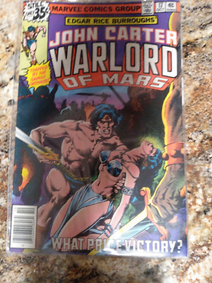 John Carter Warlord of Mars 17 Oct 1978 Marvel Comics What Price ...