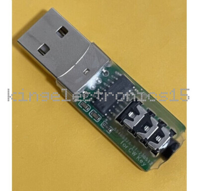 1PCS Vband CW Morse USB Key Trainer Connector Telegraph Key Connection ...