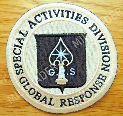 CIA Special Activities Division Global Response GRS Patch | eBay