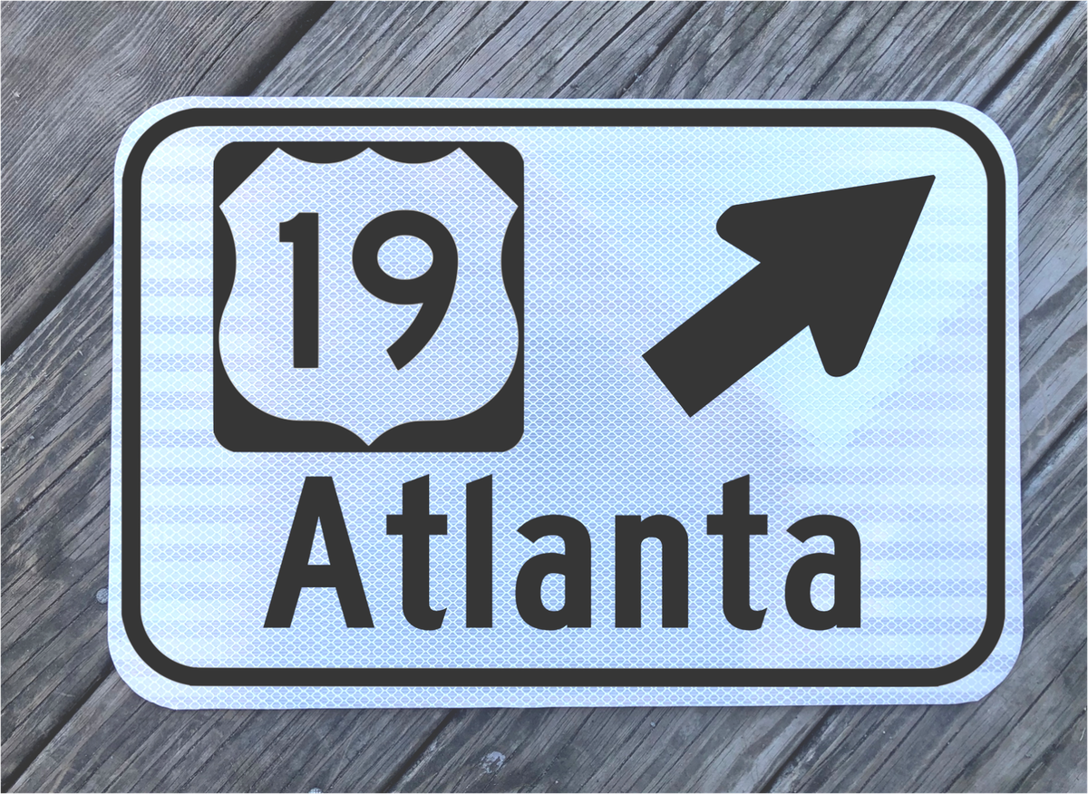 Atlanta Highway Road Signs The Interwoven Heart: September 2 Decatur