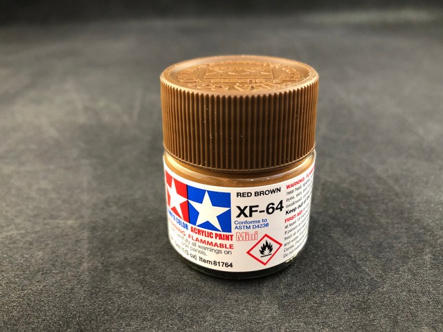Tamiya Color Flat Acrylic Paint Xf-64 Red Brown 10ml for sale online | eBay