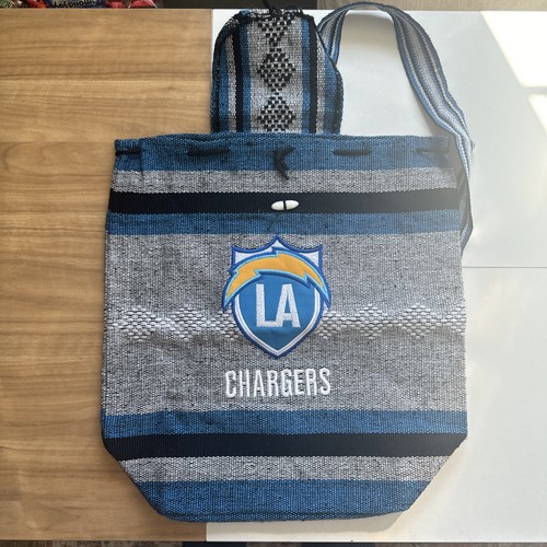 NFL Los Angeles Chargers Woven Backpack / Travel Bag, Embroidered Team ...
