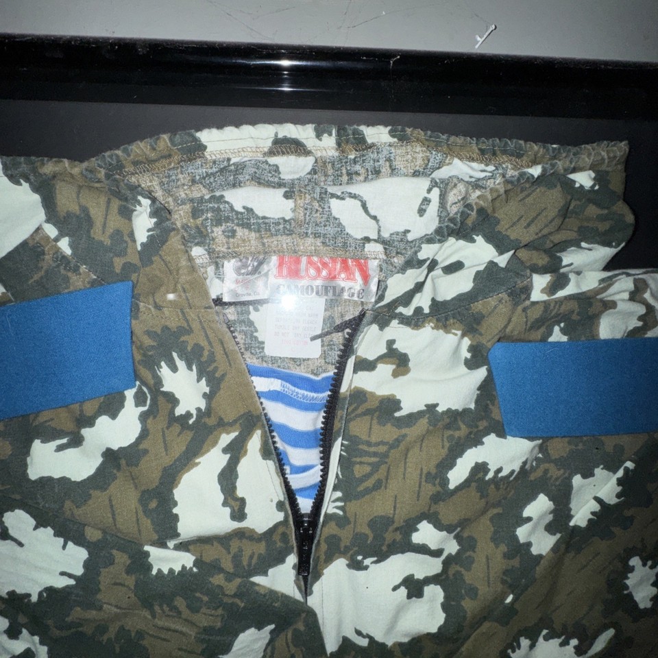RARE Framed Original Russian Red Dawn Camo Uniform 1983 With Props From ...