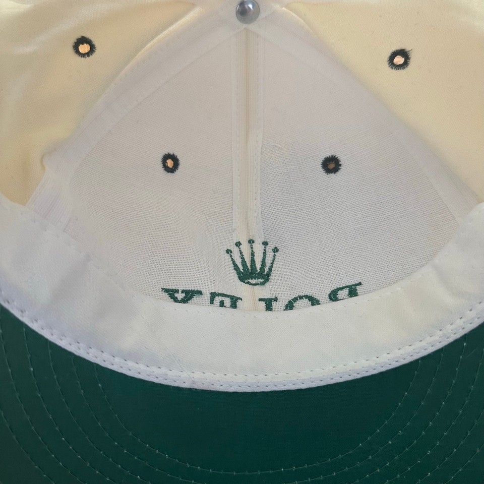 Vintage 90s Rolex strap back baseball cap hat Made in USA Texace | eBay
