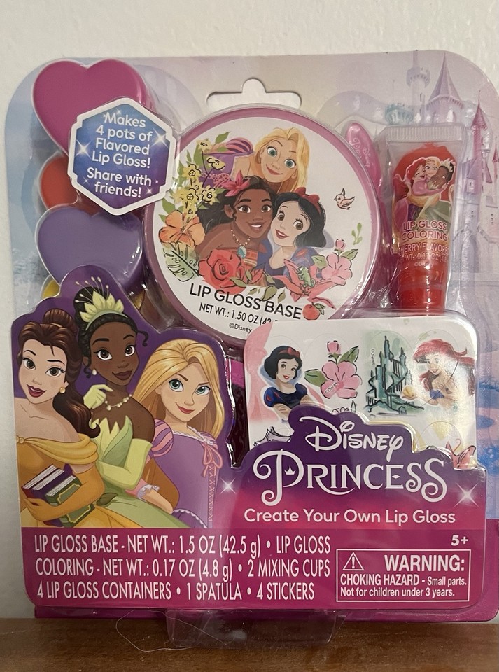 🐣 Easter Basket Stuffer Disney Princess Create Your Own Lipgloss Kit ...