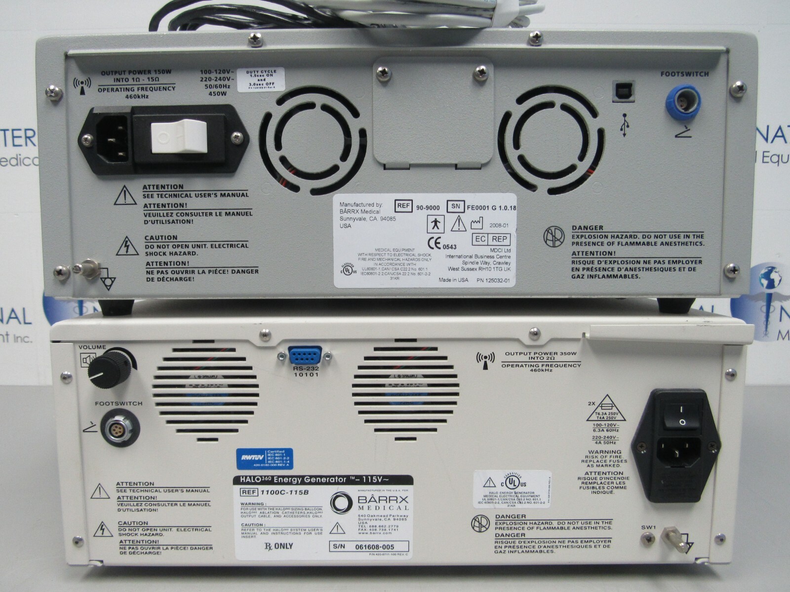 BARRX MEDICAL HALO 90 FLEX ENERGY GENERATOR 360 RADIO FREQUENCY ...