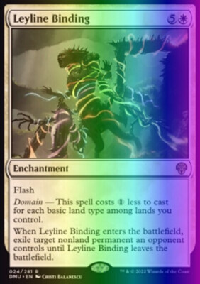 MTG Magic the Gathering Leyline Binding (24/552) Dominaria United LP ...
