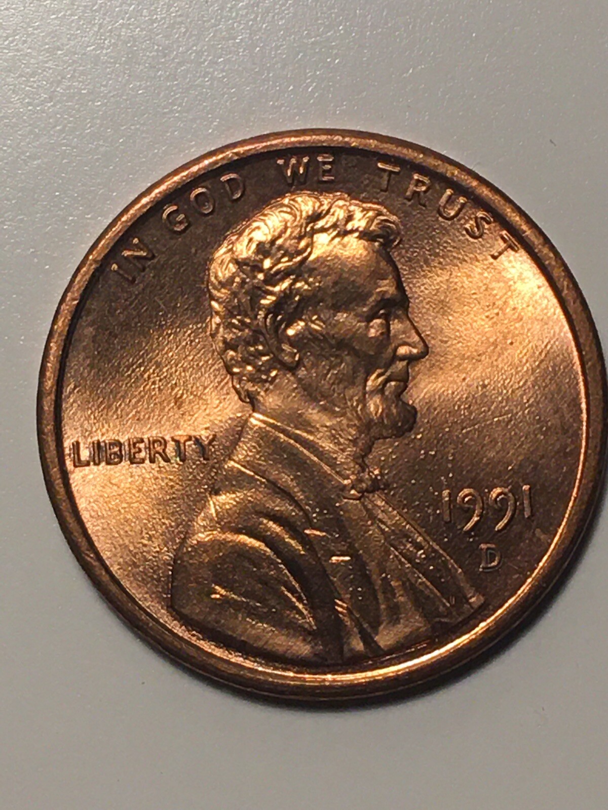 1991 D penny With Double Die Error DDO and DDR Beautiful Coin. #211 | eBay
