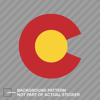 Colorado C Logo Shaped Sticker Die Cut Decal CO Denver Boulder Native ...