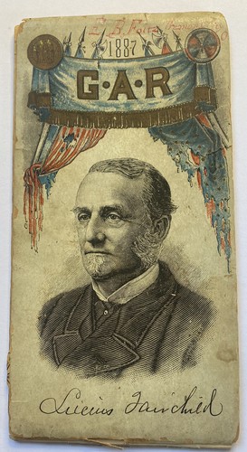 Antique 1887 GAR Illinois Central Railroad Civil War Battles ...