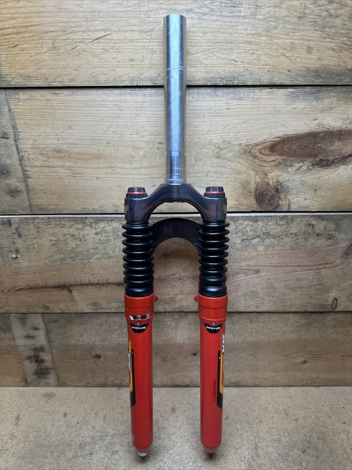 Vintage Manitou SX Carbon TPC 26” Mountain Bike Fork 1-1/8” Rim V Brake ...