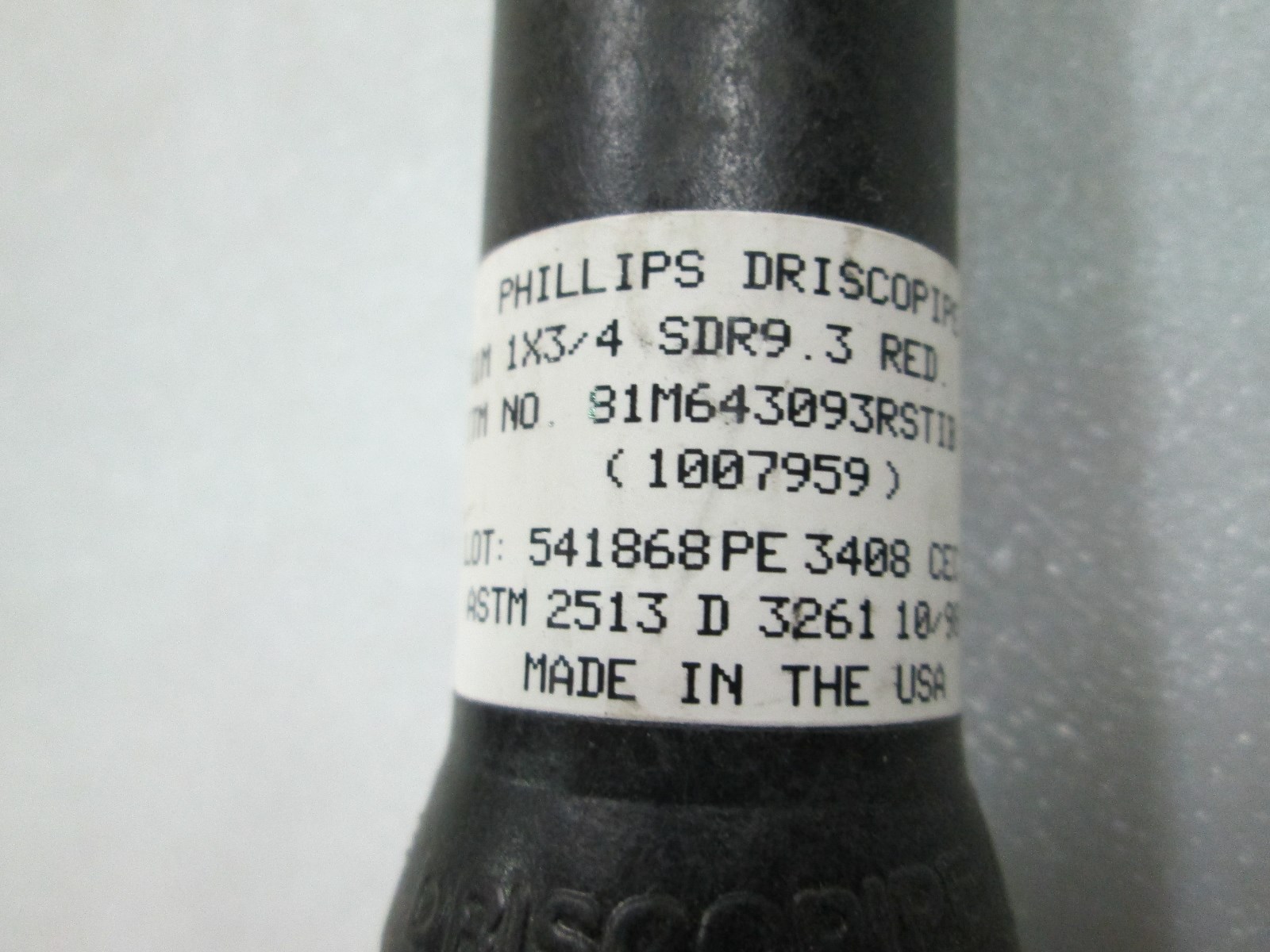 Phillips Driscopipe 1 x 3/4" Butt Reducer #81M64309RSTIB 81M Lot Of 5 ...