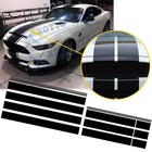 Graphics Rally Racing Stripe Hood Roof Trunk Decal Sticker Wrap For ...