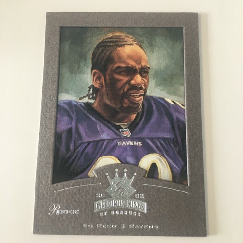 Ed Reed 2002 Donruss Gridiron Kings Silver #148 Rookie Card RC Ravens ...