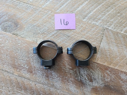 Redfield turn-in Scope Mount Rings Gloss Blued Medium Top screws 1" | eBay