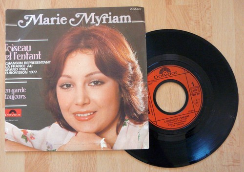 Marie myriam- L'oiseau et l'enfant - prix eurovision 1977 - 45 tours ...