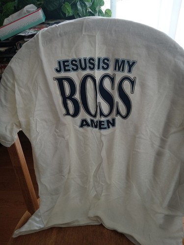 Jesus Is My Boss Religious Novelty Graphics Unisex T-Shirt | eBay