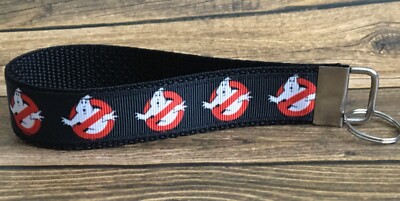 Key Fob Chain Holder Wrist Lanyard Strap Halloween 80’s Ghostbusters ...