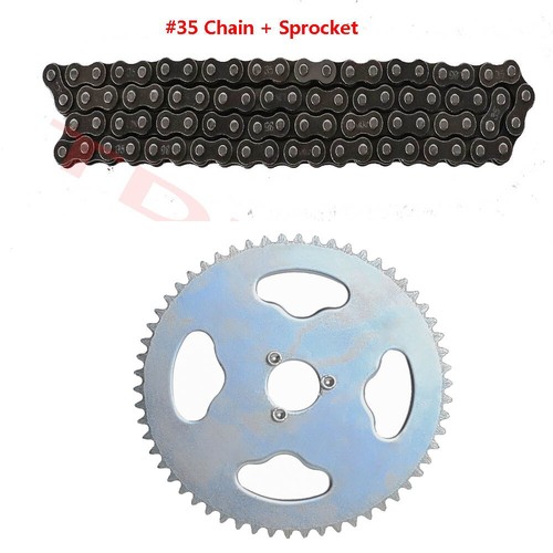 #35 Rear Sprocket 58T 29mm + 35 Chain for Go Kart Mini Bike ATV Drift ...