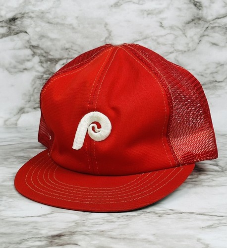 Vintage 90s Philadelphia Phillies Hat Cap Red MLB ANNCO United Hatters ...