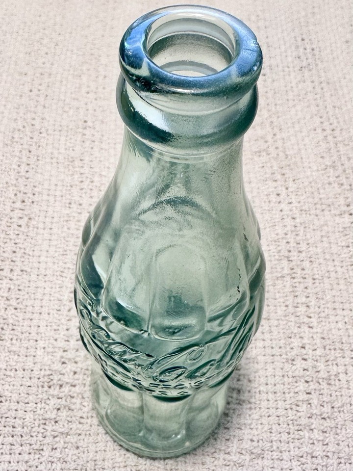 Anchorage, ALASKA Embossed Coca-Cola Coke Aqua Glass Bottle rare no ...