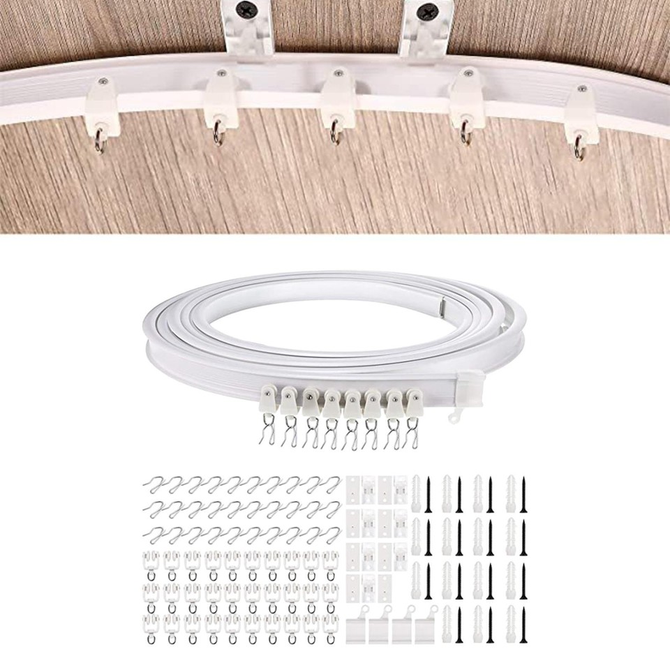 Ceiling Curtain Track Set Room Divider Fittings Accessories ...