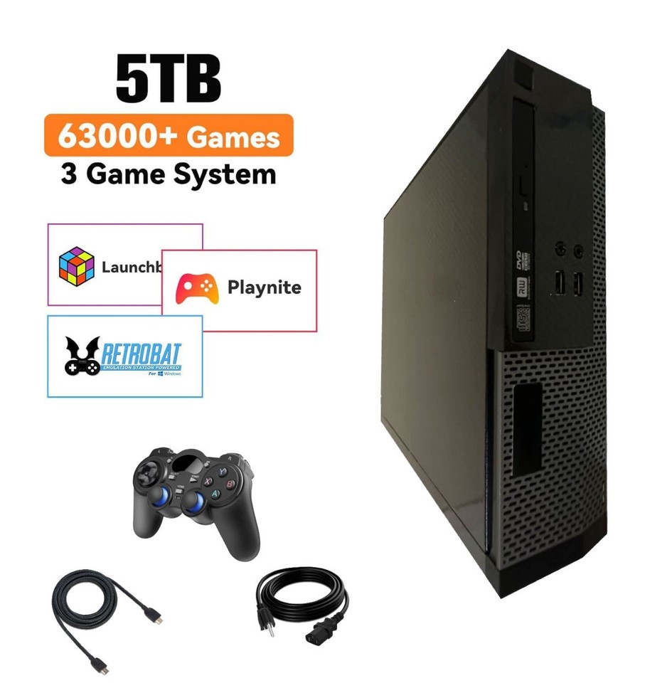 Arcade Gaming Computer MAME 3 in 1 - 5TB Hard Drive | eBay