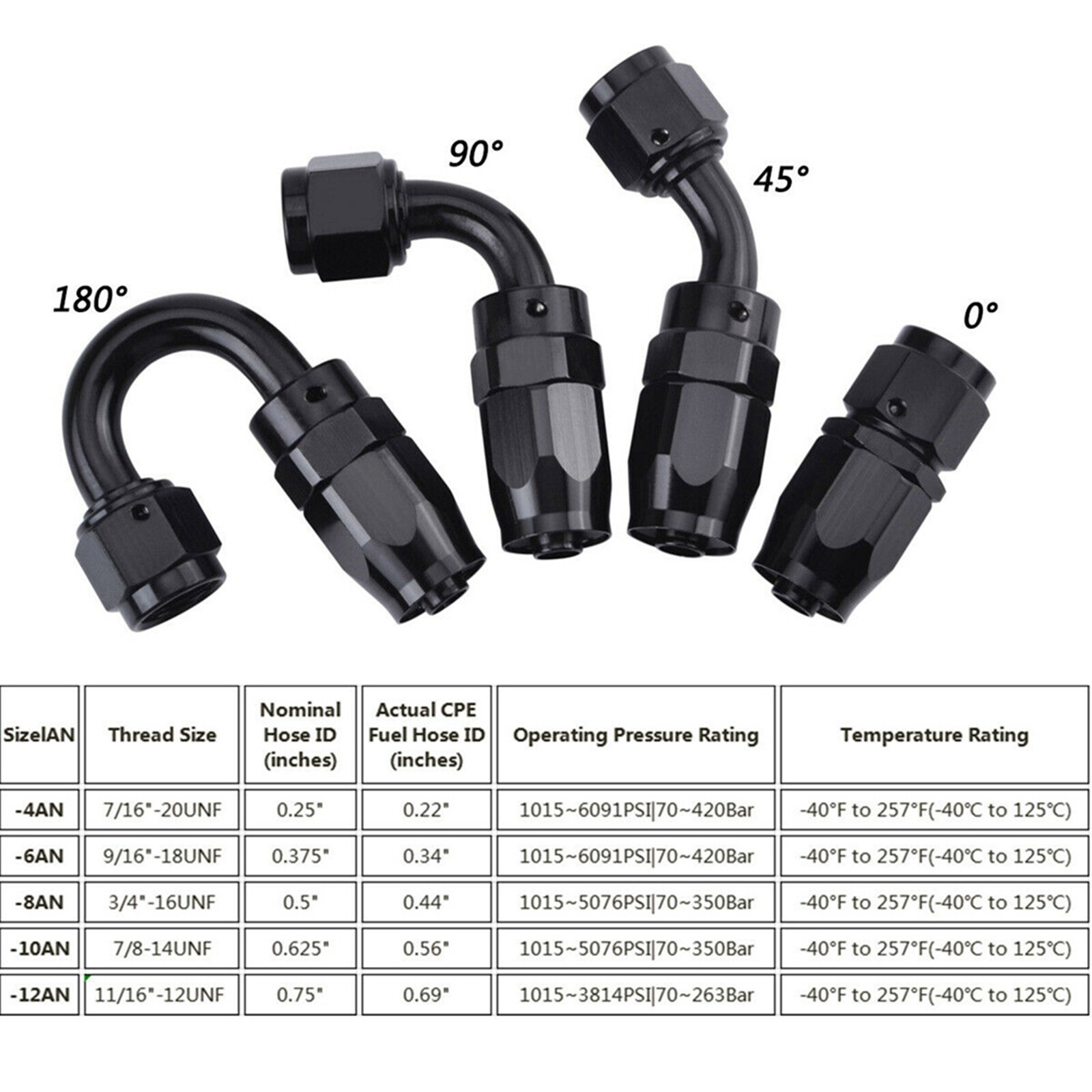 20FT AN6-6AN Stainless Steel Braided Oil Fuel Line + Fittings Hose ...