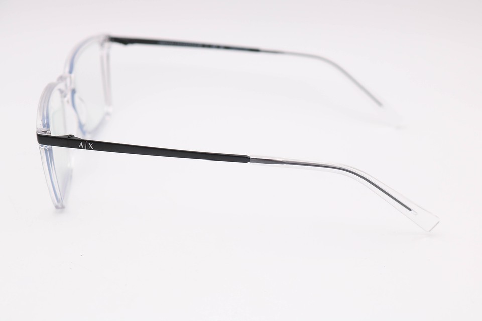 Armani Exchange Ax3077 8333 Crystal Square Eyeglasses Frames 54-17-145 ...