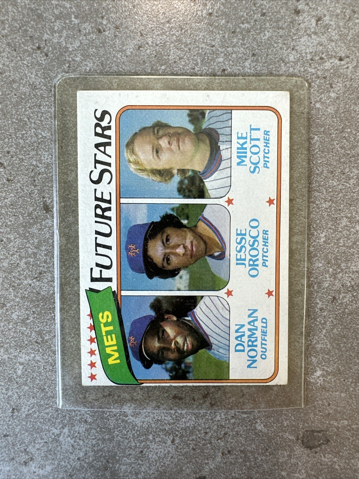 1980 Topps - Future Stars #681 Jesse Orosco, Mike Scott, Dan Norman (RC ...