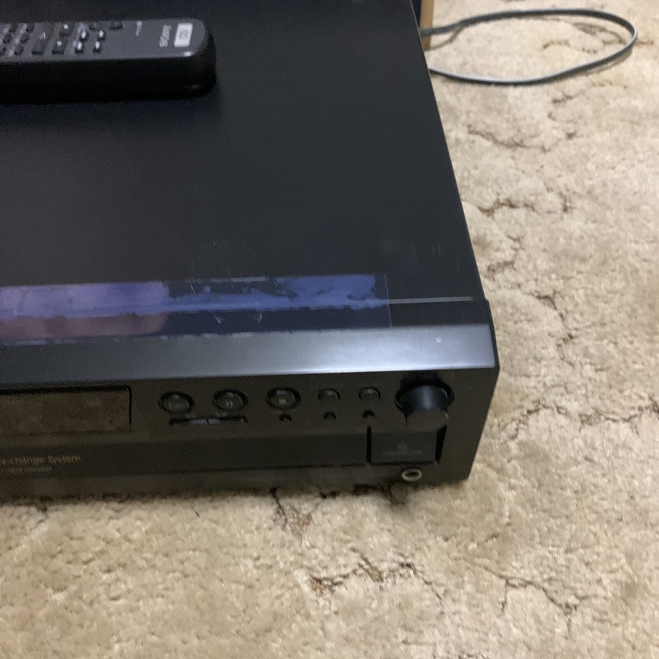 SONY CDP-CE375 5-Disc CD Changer Compact Disc Player w/Remote And Box ...