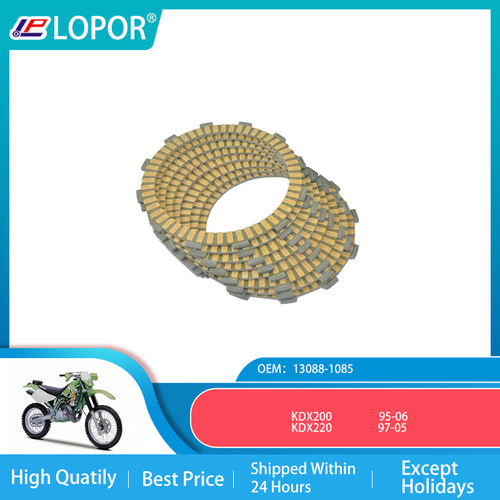 LOPOR Fibrous Clutch plate kit For KAWASAKI KDX200 95-06 KDX220 97-05 | eBay