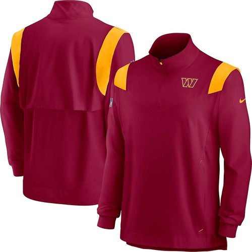 Nike Washington Commanders Sideline Coaches L/S Pullover Size Small | eBay
