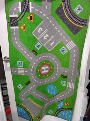 Children's Kids Road Roundabout Play Mat Rug | eBay UK