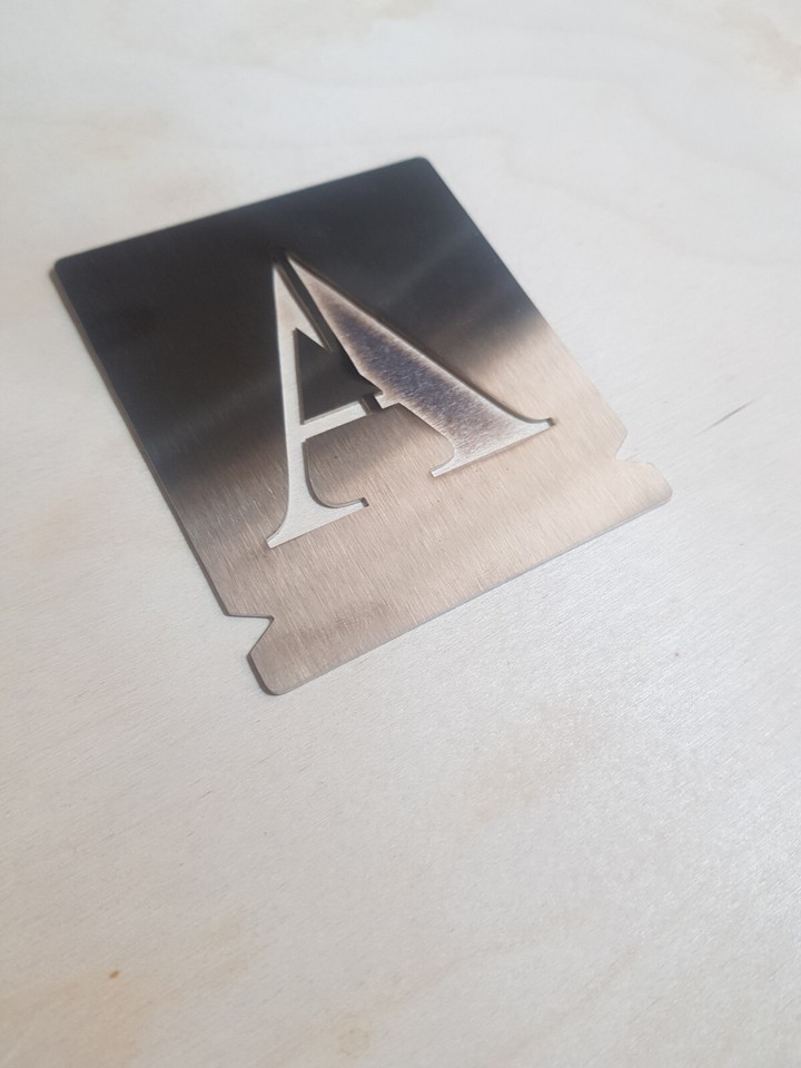 STEEL ALPHABET STENCILS STAINLESS STEEL LETTER STENCILS 100mm ...