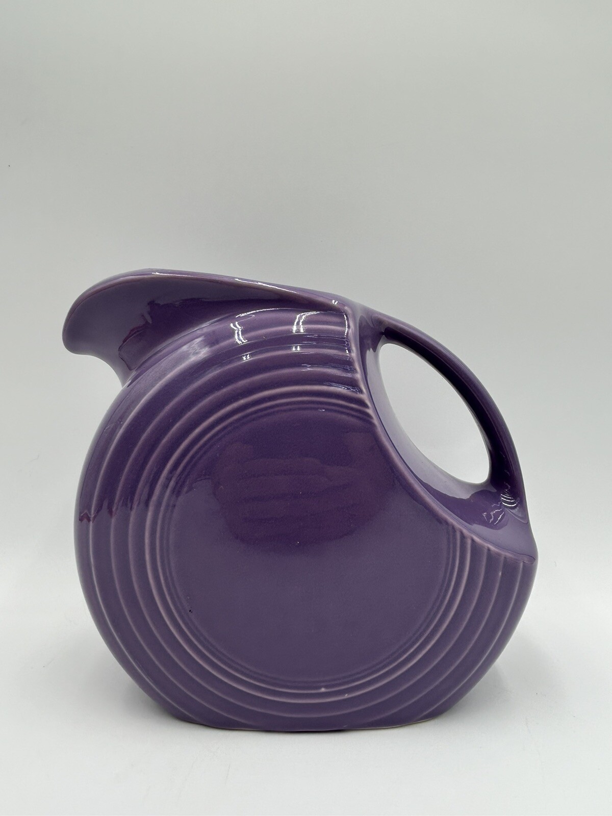 Fiesta Ware Retired Lilac Purple Disc Pitcher 67 oz Limited Edition ...