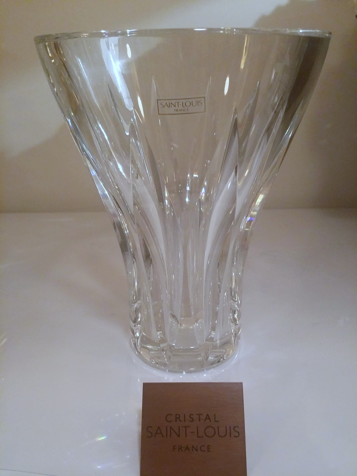 Saint Louis Crystal - Vase Sofia - Knospe Vase Kristall Saint-Louis | eBay.de