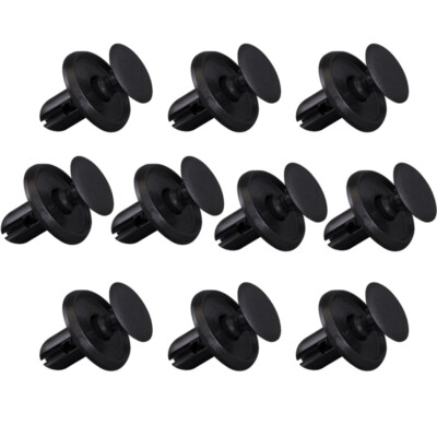 10pcs 6mm Hole Nylon Push-Type Retainer Clip for Some Subaru ...