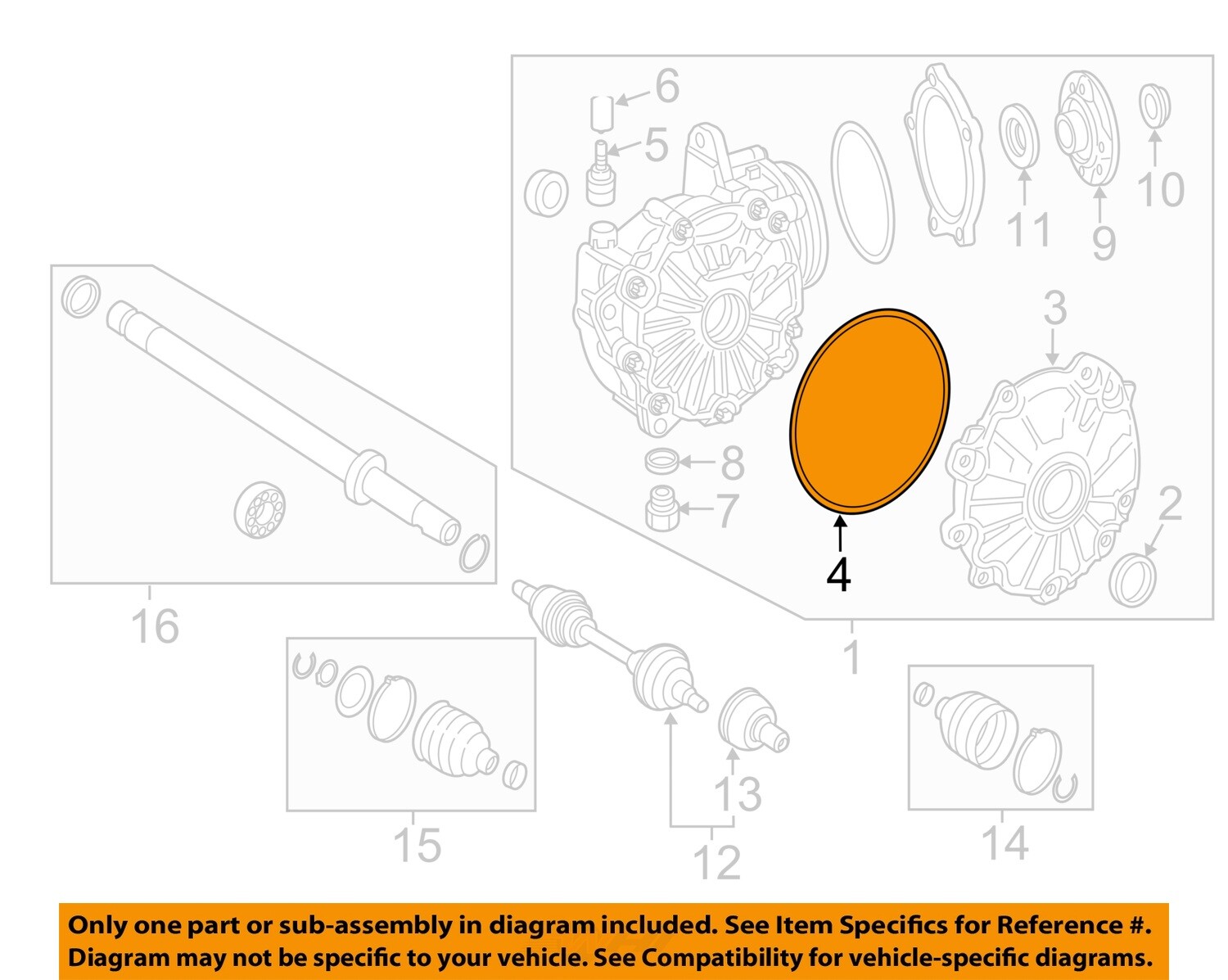 MERCEDES OEM 10-16 E350 Front Axle-Carrier Cover Gasket 2213530259 | eBay