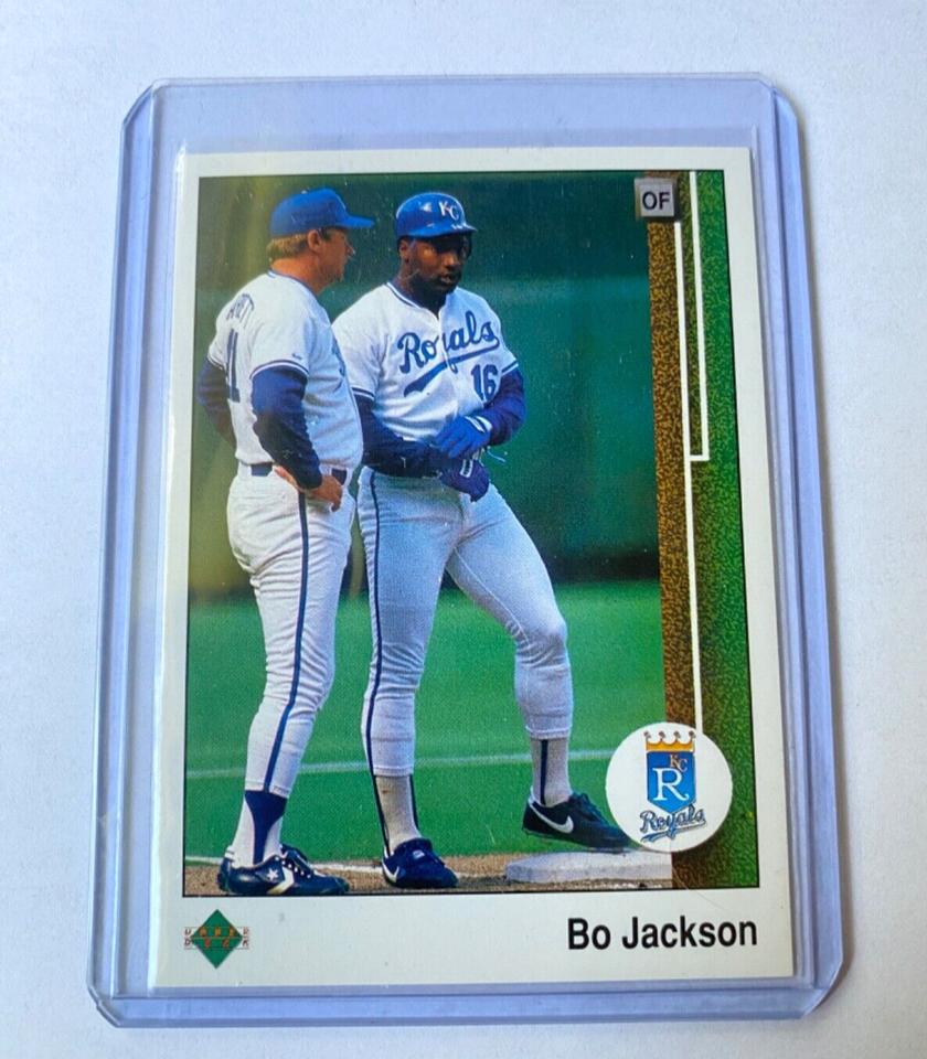 1989 Upper Deck #221 Bo Jackson Double Back Error Card | eBay