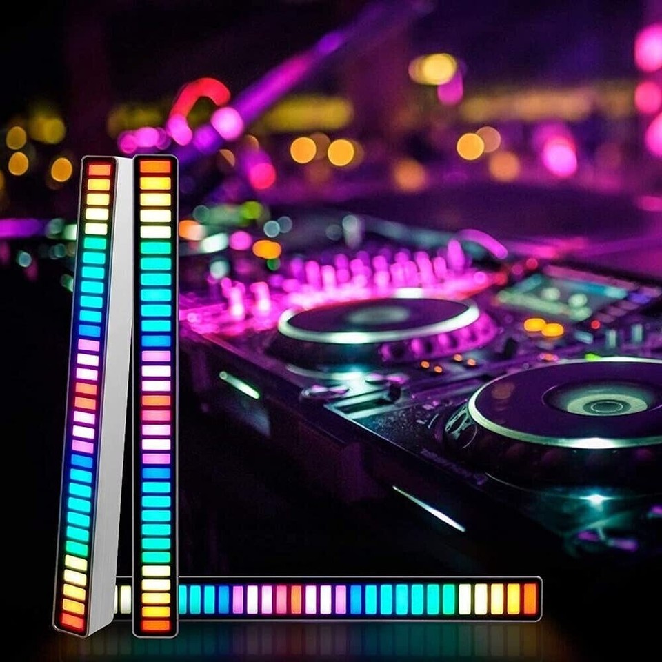 Barra Brillante 32 LED RGB Colorido USB C Play Mat Music Danza Ritmata ...