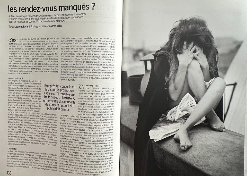Review Mylene Farmer And You No. 8 August 2005 Rare And Unpublished ...