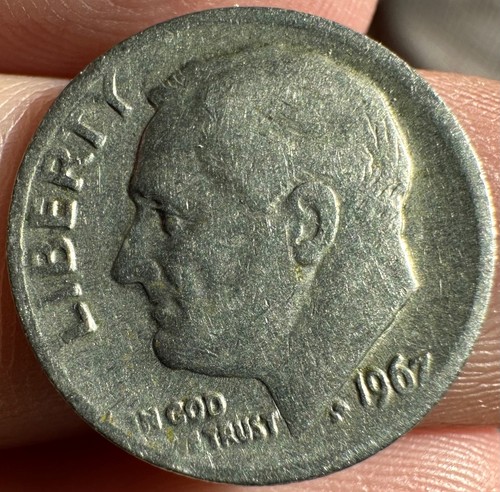 Vintage Rare 1967 Roosevelt Dime No Mint Mark - errors - see photos | eBay