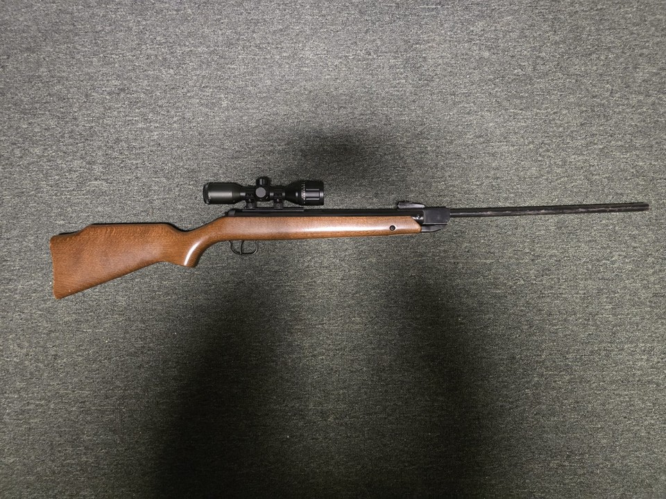 RWS Diana Model 34 .177 Cal Break Barrel Air Rifle with RWS350 4x Scope ...