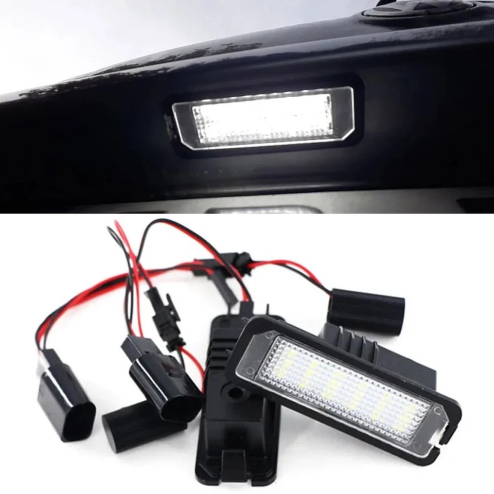 Car Rear License Number Plate Light SMD LED Lamp CANbus For VW Passat ...