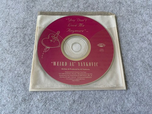 "Weird Al" Yankovic - You Don't Love Me Anymore CD 1992 Promo Comedy ...