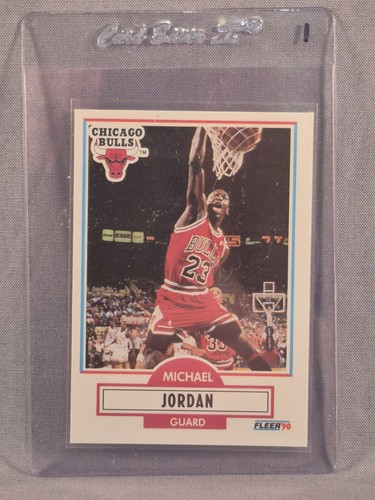 1990-91 Fleer Michael Jordan #26 Basketball Trading Card Chicago Bulls ...