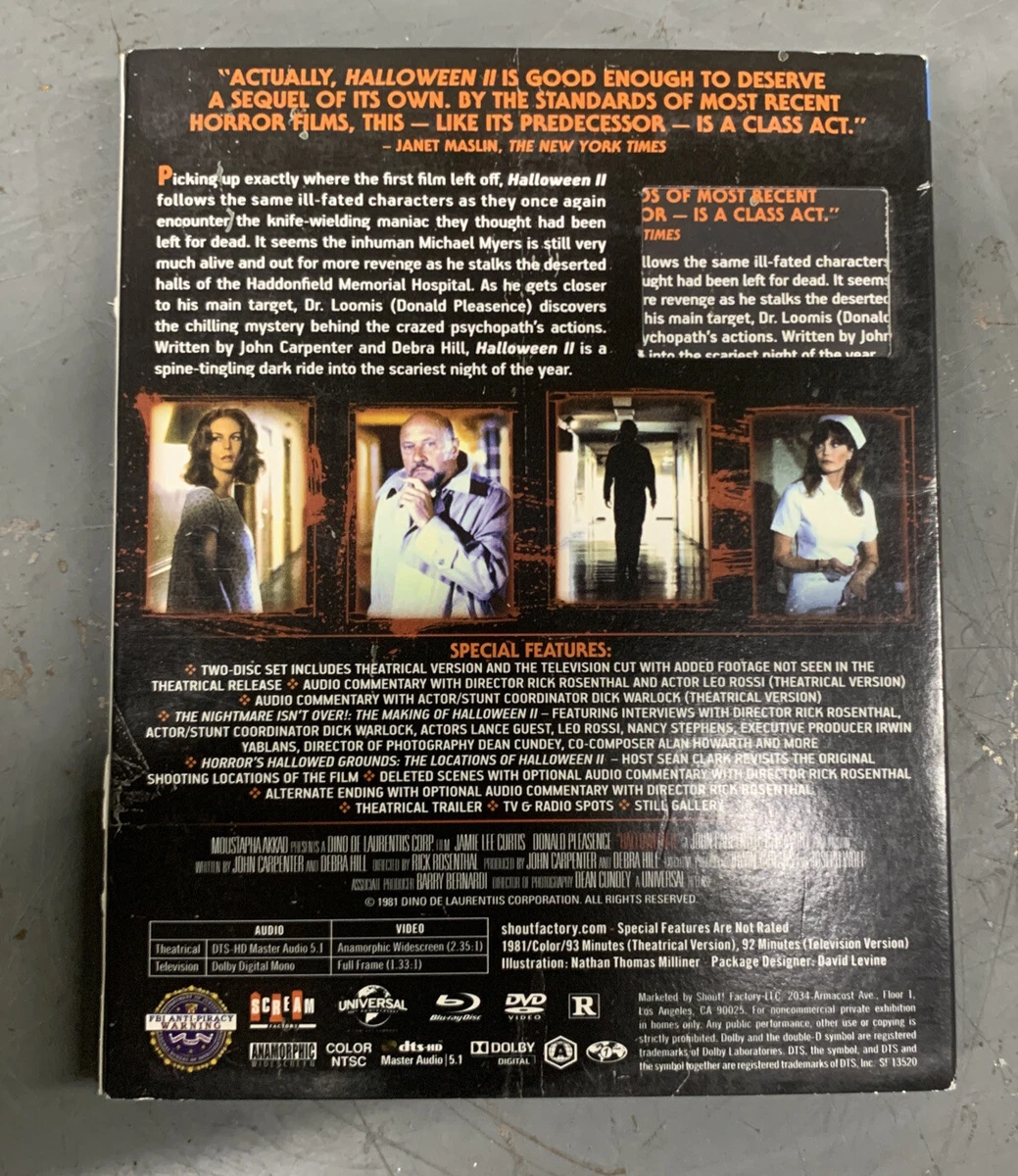Halloween 2 1981 Dvd Cover